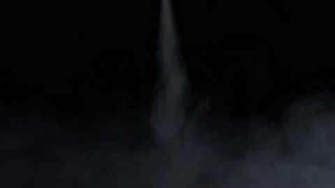 White Smoke Jet Spreading From The Top D... | Stock Video | Pond5