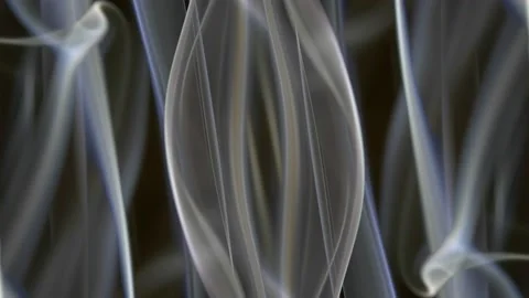 White Smoke Rising Slowly on Black Backg... | Stock Video | Pond5