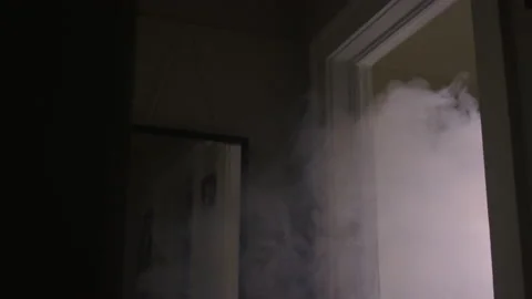 House Fire Billowing Smoke Stock Video Footage | Royalty Free House ...