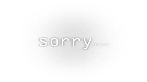 White sorry icon with shadow isolated on... | Stock Video | Pond5