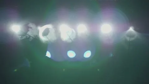 White stage lights. Scene, stage light w... | Stock Video | Pond5