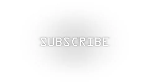 White subscribe icon with shadow isolate... | Stock Video | Pond5