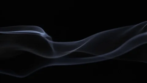 White tobacco smoke line on black backgr... | Stock Video | Pond5