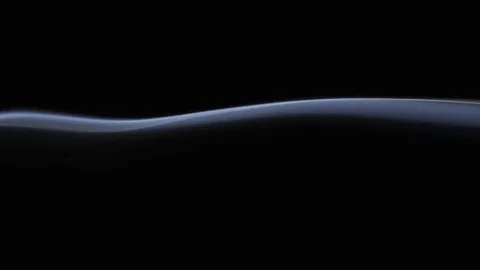 White tobacco smoke line on black backgr... | Stock Video | Pond5