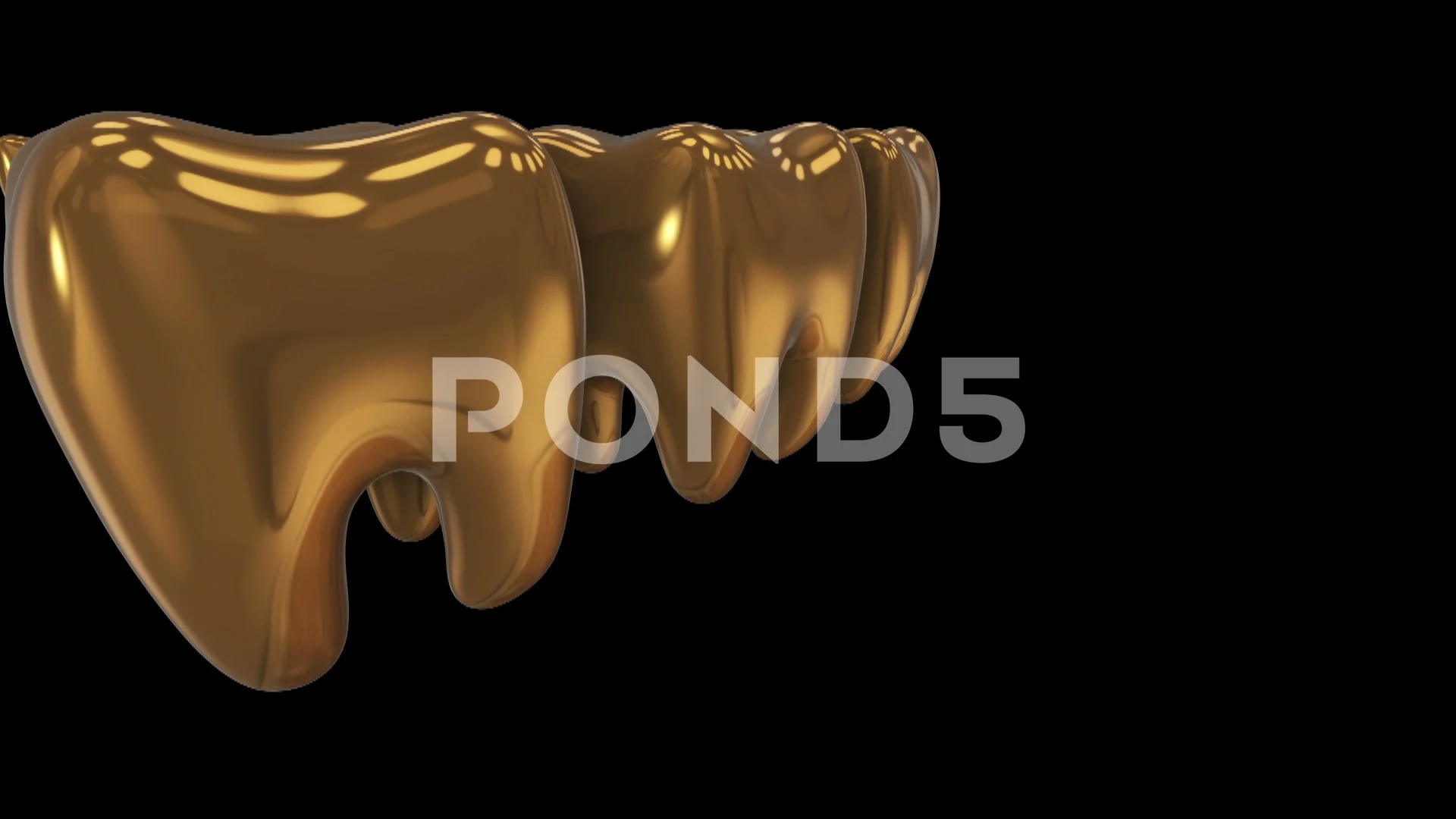 Gold Teeth Background