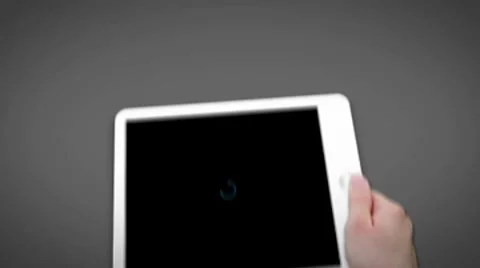 White Touch Tablet Animation ~ After Effects #8766357