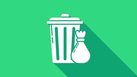 Trash Can Icon Stock Videos – Royalty-Free HD & 4K Videos | Page 3