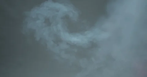 White wispy smoke on dark gray backgroun... | Stock Video | Pond5