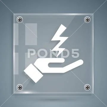 White Zeus icon isolated on grey background. Greek god. God of ...