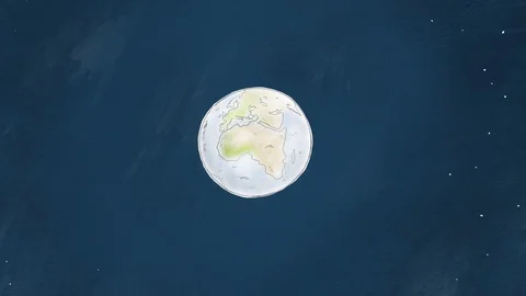 Whiteboard animation graphic of the worl... | Stock Video | Pond5