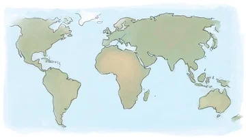 Whiteboard animation graphic of the worl... | Stock Video | Pond5