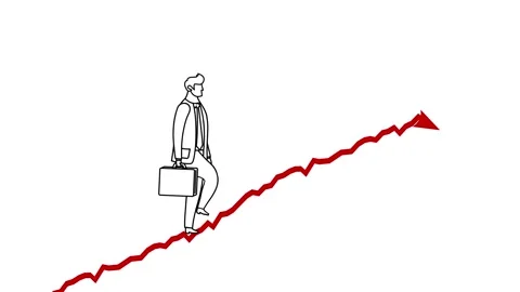 Charts Going Up Stock Footage ~ Royalty Free Stock Videos | Pond5