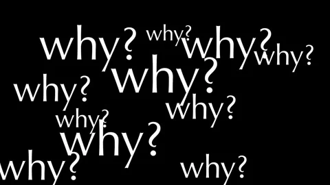 Why? Animated question mark marks kineti... | Stock Video | Pond5