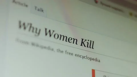 why women kill. Shooting the screen in p... | Stock Video | Pond5