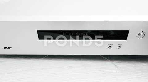 Wi-Fi setup on dot matrix display on Onkyo NS-6170 network audio player ...