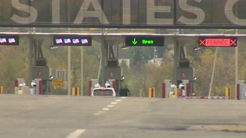 Toll Gate Stock Footage ~ Royalty Free Stock Videos | Pond5