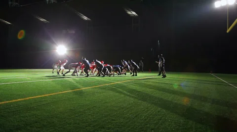 Scoring Touchdown Stock Video Footage | Royalty Free Scoring Touchdown ...