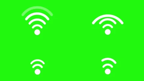 wifi animation with 4 animated models wi... | Stock Video | Pond5