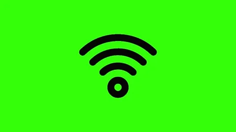 wifi icon background animated, logo sym... | Stock Video | Pond5