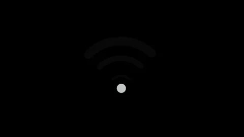 wifi signal animation. animated network ... | Stock Video | Pond5