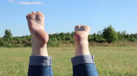 Woman Wiggle Feet Stock Videos – Royalty-Free HD & 4K Videos | Pond5