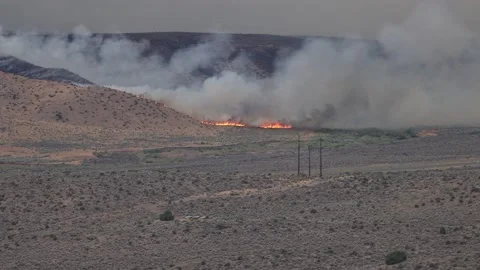 Desert Fire Stock Video Footage | Royalty Free Desert Fire Videos | Pond5