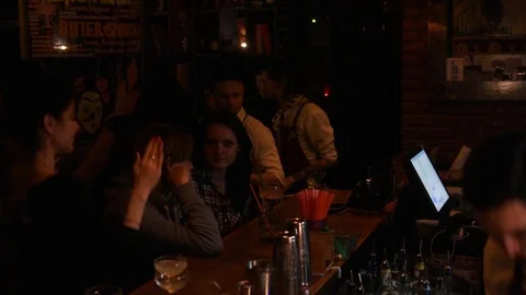 Crowded Bar Stock Footage ~ Royalty Free Stock Videos | Pond5