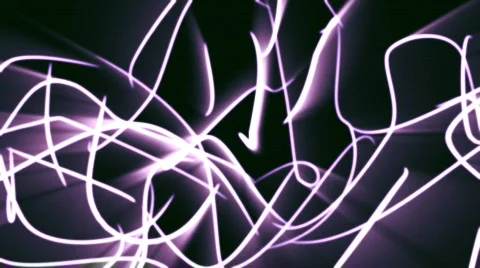 Wild Spline with Light Rays Looping Back... | Stock Video | Pond5