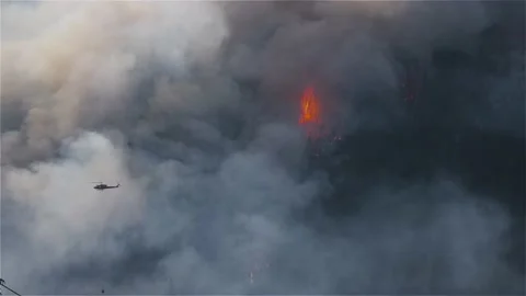 Helicoptor Wildfire Stock Videos – Royalty-Free HD & 4K Videos