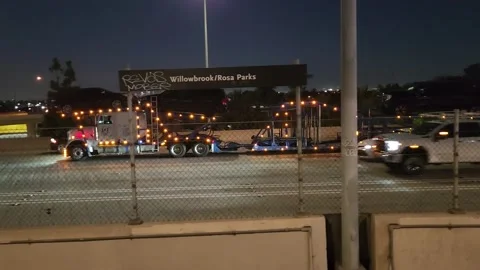 Willowbrook Rosa Parks Public Transit Bu... | Stock Video | Pond5