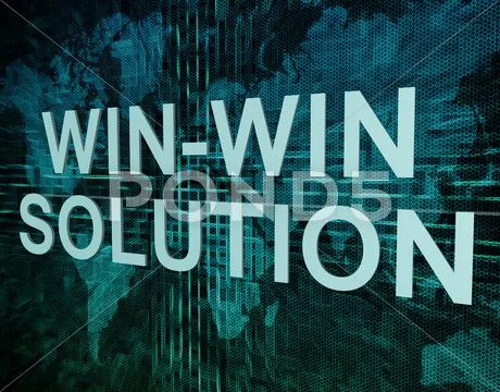 Win-Win Solution: Royalty Free Illustration #46366726