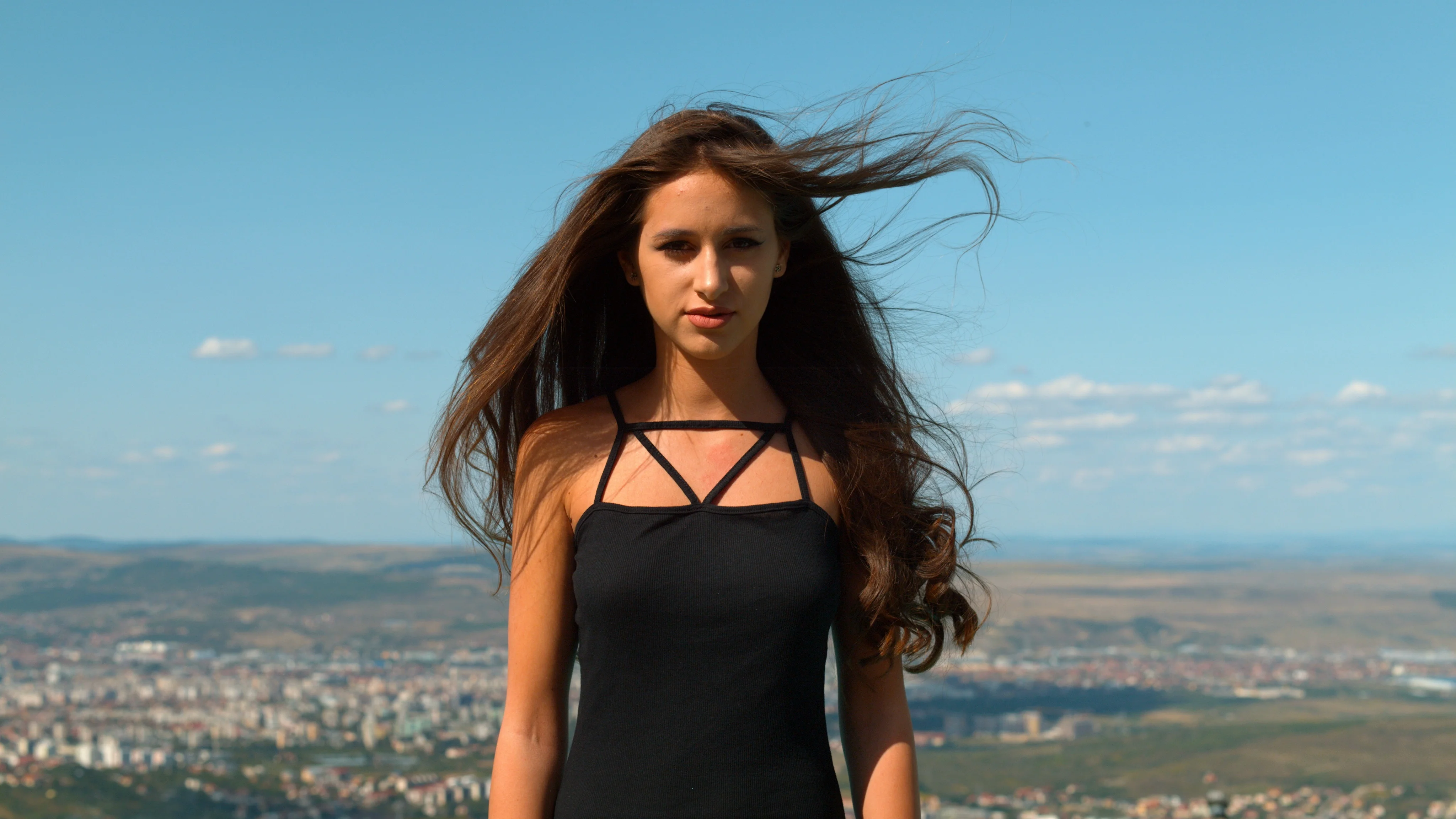 Hair Blowing In The Wind