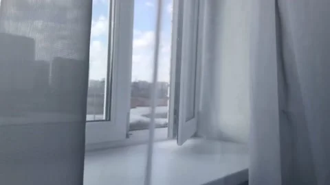 Waving Through Window Stock Videos – Royalty-Free HD & 4K Videos