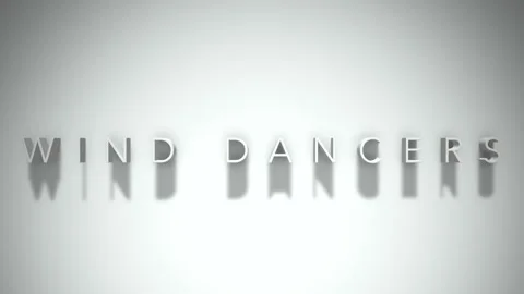 wind dancers 3D title animation white te... | Stock Video | Pond5