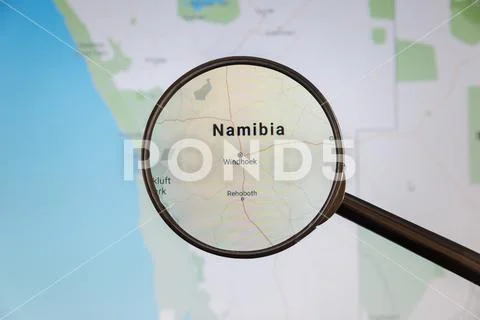 Windhoek, Namibia. Political map. Stock Photo ~ #106950825