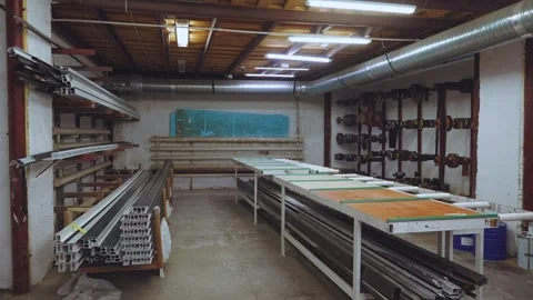 Window creation process, window factory,... | Stock Video | Pond5