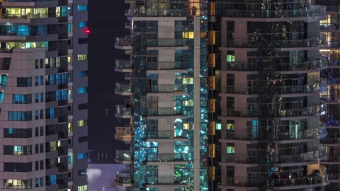 Windows in high-rise building exterior i... | Stock Video | Pond5