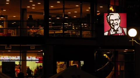 Restaurant Window Night Stock Footage ~ Royalty Free Stock Videos | Pond5