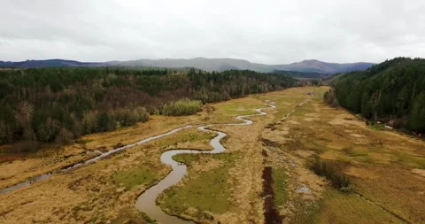 Windy river in the Pacific Northwest | Stock Video | Pond5