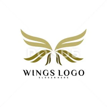 Wing Logo Vector. Color Wing Logo Design Concept Template Vector ...