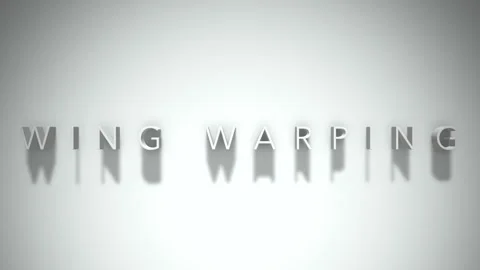 wing warping 3D title animation white te... | Stock Video | Pond5