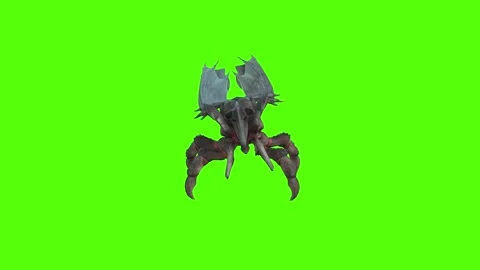 Winged Monster Death Green Screen Animat... | Stock Video | Pond5