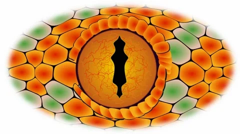 Winking eye snake | Stock Video | Pond5