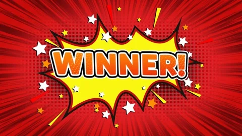 Winner Text Pop Art Style Comic Expressi... | Stock Video | Pond5