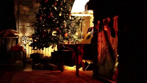Christmas Fireplace Loop Stock Videos – Royalty-Free HD & 4K Videos