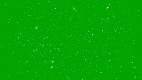 Winter snow falling on a green screen ba... | Stock Video | Pond5