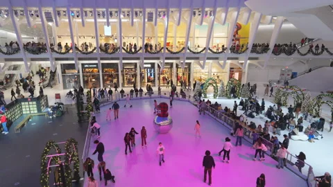 Winter Whirl Roller Rink was opened at W... | Stock Video | Pond5