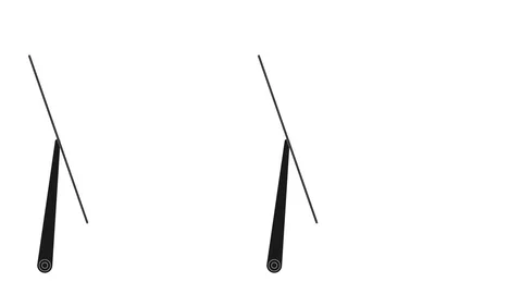 Wiper. Animation automotive janitors. Ca... | Stock Video | Pond5