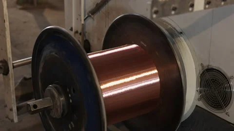 wire cable, Copper cable, twisting machi... | Stock Video | Pond5