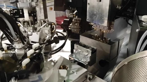 wire cutting machine. Automated automoti... | Stock Video | Pond5